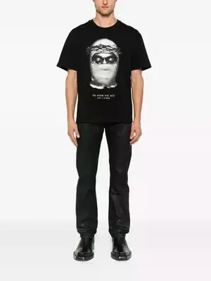IH NOM UH NIT Mask-print T-shirt