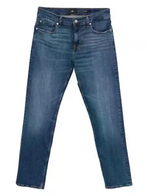 7 For All Mankind Faded Jeans For Men