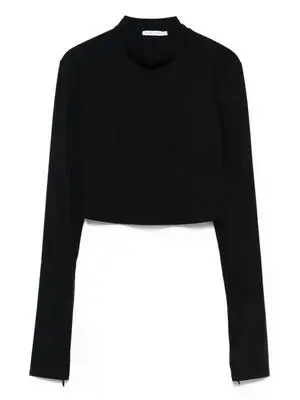 Patrizia Pepe Zip Up Performance Tops For Women