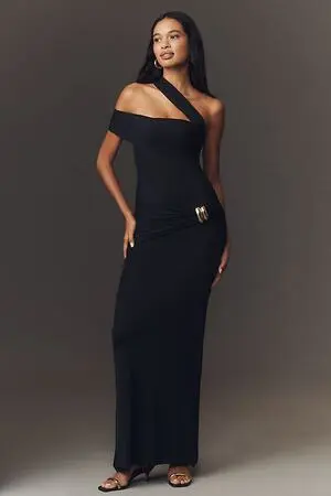 STUDIO LEXI Veda One-shoulder Column Maxi Dress