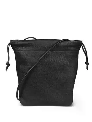 Il Bisonte Leather Drawstring Cross Body Bag