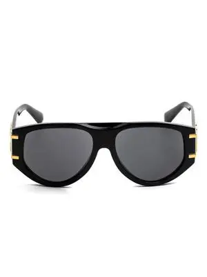 Dolce & Gabbana Logo-detail Sunglasses - Black