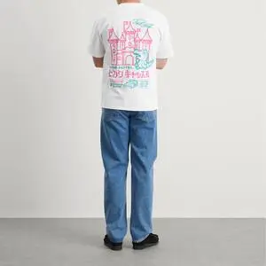 Edwin Pink Castle T-shirt