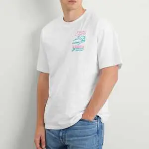 Edwin Pink Castle T-shirt