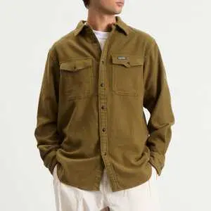 DUBBLEWARE Notched Pocket Flannel Shirt