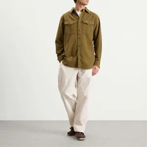 DUBBLEWARE Notched Pocket Flannel Shirt