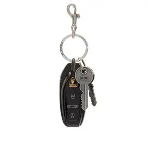 Balenciaga Lamborghini Key Charm - Silver/black