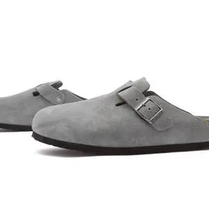 BIRKENSTOCK Boston Sfb Clog - Basalt Grey