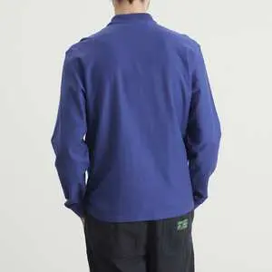 PALMES Lace Long Sleeve Zip Polo