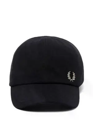 Fred Perry Logo-embroidered Baseball Cap - Black