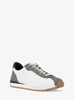 Michael Kors Rhodes Mixed-media Trainers