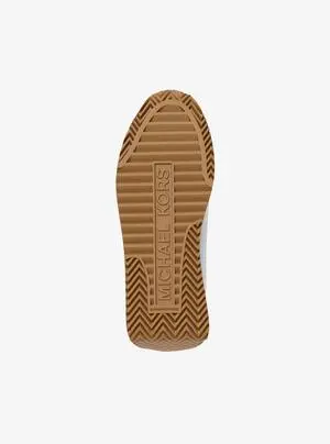Michael Kors Rhodes Mixed-media Trainers