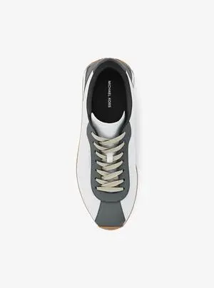 Michael Kors Rhodes Mixed-media Trainers