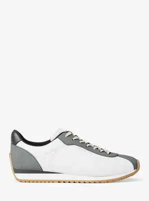 Michael Kors Rhodes Mixed-media Trainers