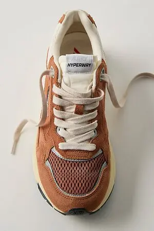 AUTRY Hyperway Low Suede Sneakers - Marron/silver