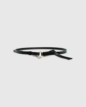 BELLE & BLOOM Skinny Leather Belt
