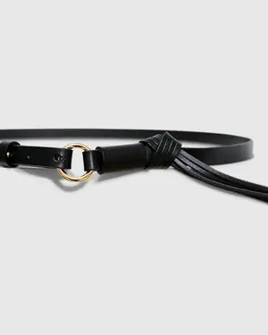 BELLE & BLOOM Skinny Leather Belt
