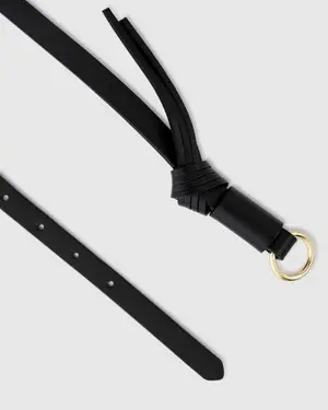 BELLE & BLOOM Skinny Leather Belt
