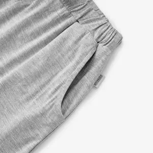 MILKBARN Luxe Solid Jogger - Grey Melange