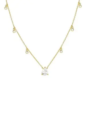 UNTAMED PETALS Miles Crystal Choker - Gold