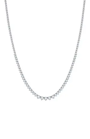 UNTAMED PETALS Mayfair Tennis Necklace Silver
