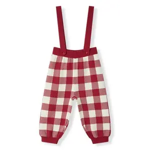 MILKBARN Knit Suspender Pants
