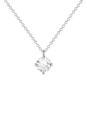 UNTAMED PETALS Joelle Crystal Pendant - Silver