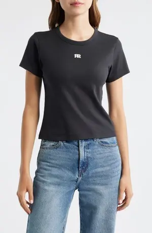Rag & Bone Mia Logo Baby Tee