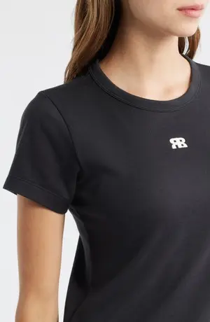 Rag & Bone Mia Logo Baby Tee