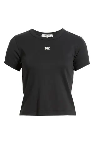 Rag & Bone Mia Logo Baby Tee