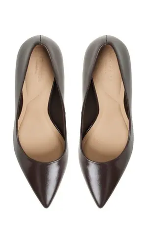Ted Baker London Pointed Toe Pumps - Dark Brown
