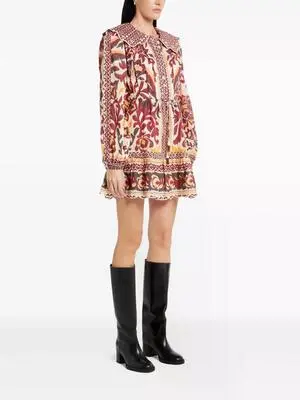 Farm Rio Printed Mini Dress