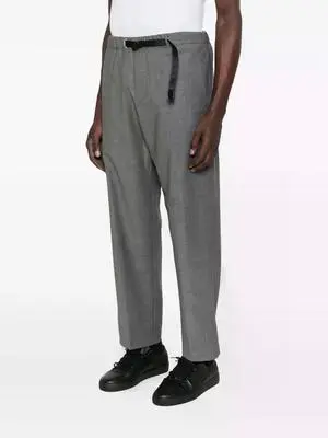 WHITE SAND Drawstring-fastening Trousers