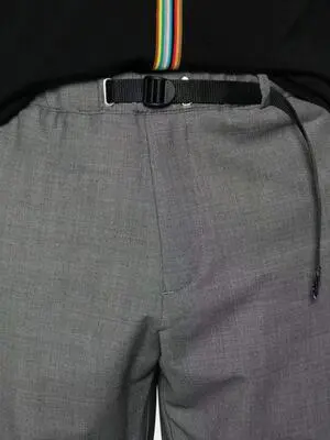 WHITE SAND Drawstring-fastening Trousers