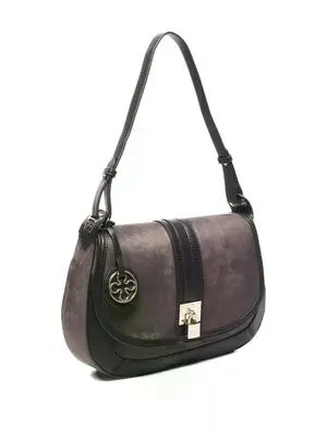 V°73 Curved-flap Logo Shoulder Bag