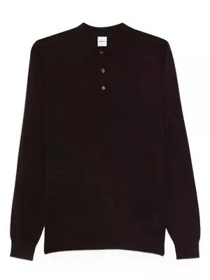 Aspesi Long-sleeve Wool Polo Shirt