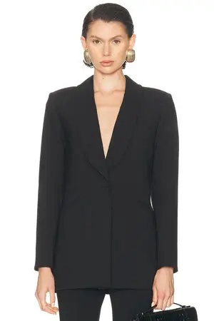 Carolina Herrera Single Breasted Blazer