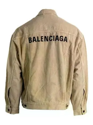 Balenciaga Logo-print Denim Jacket