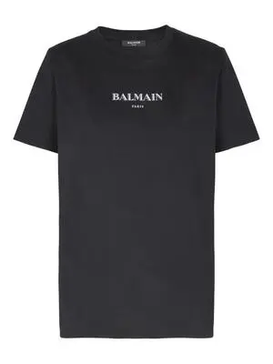 Balmain Logo-embroidered Cotton T-shirt