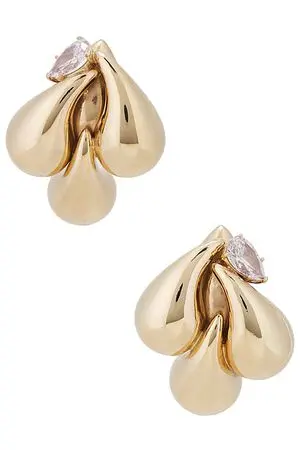 Magda Butrym Sculptural Earrings - Gold