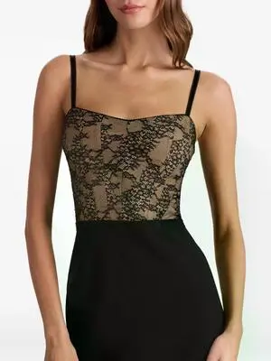 Alice + Olivia Carla Lace-corset Mini Dress