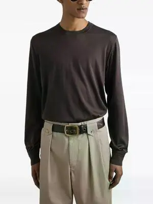 Dolce & Gabbana Crew Neck Silk T-shirt
