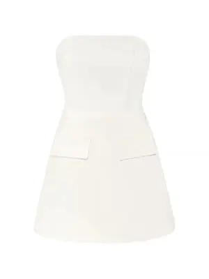 VESTIAIRE D'UN OISEAU LIBRE Strapless Mini Dress - Neutrals