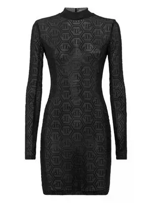 Philipp Plein Long Sleeve Dresses