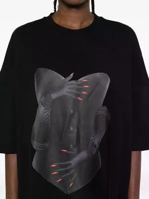 HAMZA Corset Graphic T-shirt