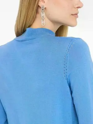 Liu Jo Gathered Bead-embellished Sweater