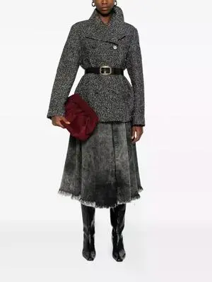 Sportmax Speckled Double-breasted Coat
