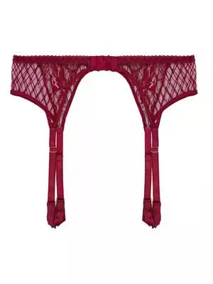 FLEUR OF ENGLAND Lace-embellished Suspender Belt