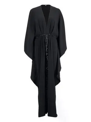 Johanna Ortiz Bead-embellished Maxi Dress - Black