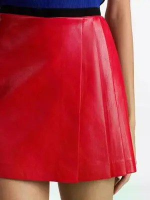 Alice + Olivia Toni A-line Mini Skirt - Red